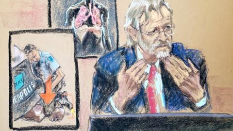 George Floyd died from lack of oxygen, not fentanyl, says expert - BBC News