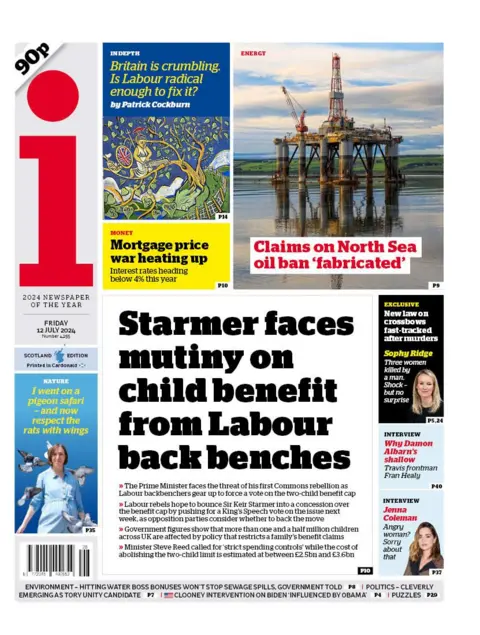 Scotland's papers: Two-child benefit cap and ScotRail timetable cuts