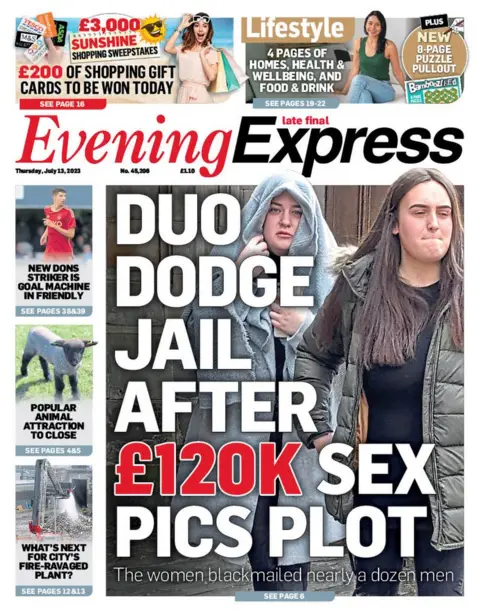 Scotland's papers: BBC presenter Huw Edwards named by wife