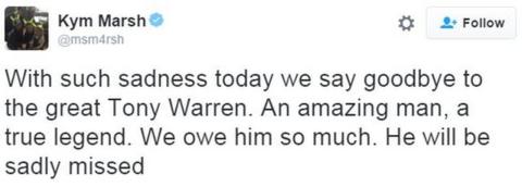 Tributes to Coronation Street creator Tony Warren - BBC News