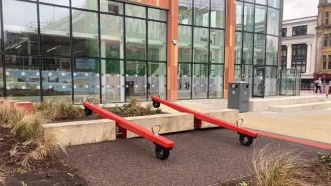 Children's play area opens outside Nottingham Central Library