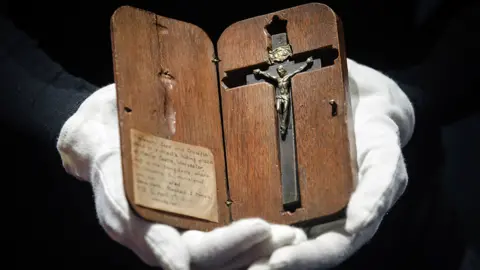Crucifix linked to Gunpowder Plot goes on display in York