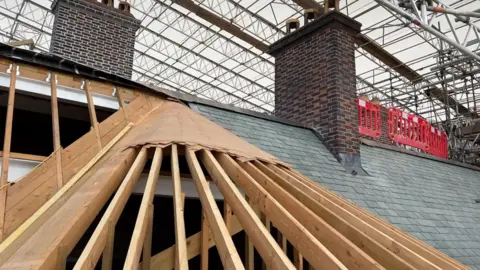 Initial rebuild nears end at fire-hit Betley Court