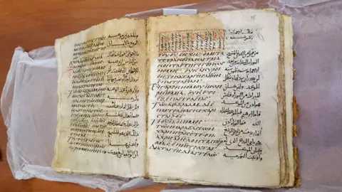 Hidden writing in ancient desert monastery manuscripts