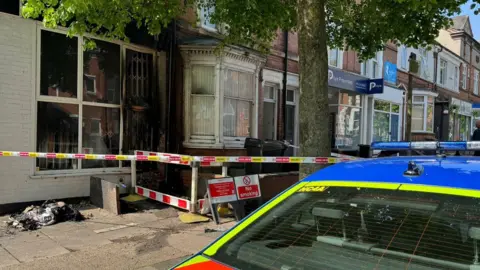 Leicester: Police suspect two overnight fires were arson