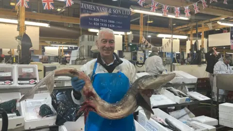Billingsgate Christmas trade 'slow' since Covid, say traders