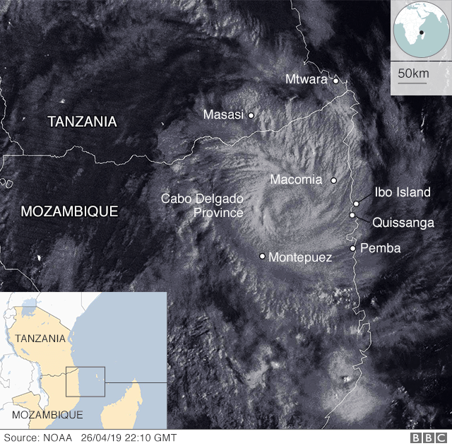 Mozambique cyclone: Humanitarian situation is 'life-threatening' - BBC News
