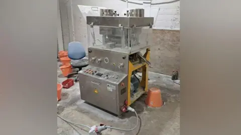 'Industrial scale' fake pill machine seized in Bowburn