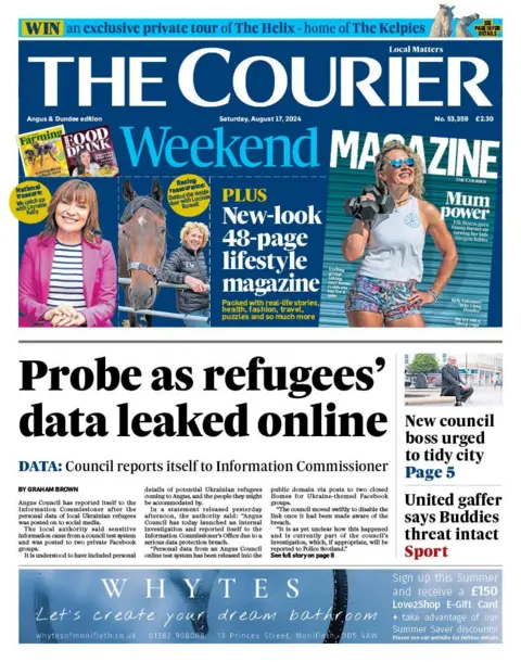 Scotland's papers: Tory leadership 'turmoil' and flu jab ads axed