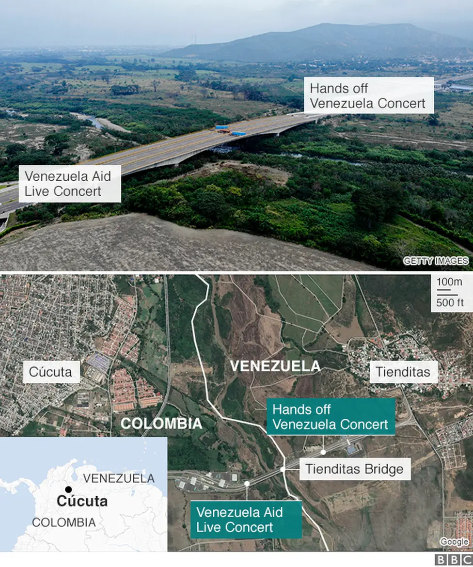 Venezuela crisis: Border clashes as aid row intensifies