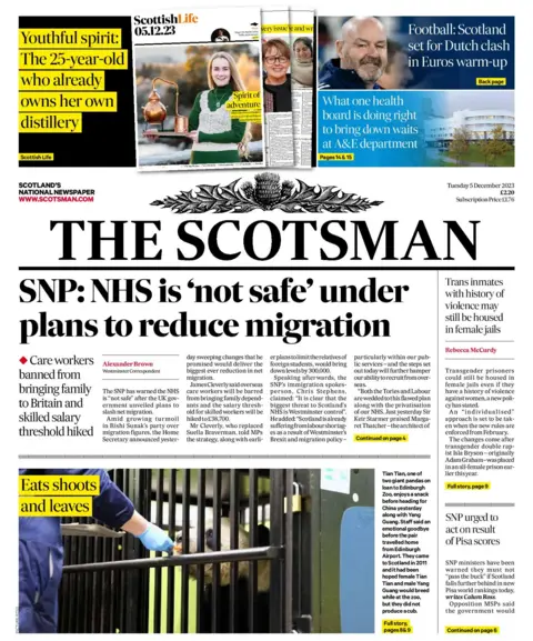 Scotlands Papers Tougher Migration Plans And New Trans Prisoners Guidance