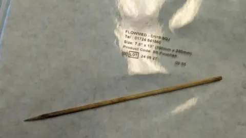 Derby Dalmatian's tumour turns out to be kebab skewer