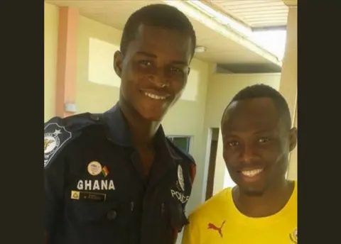 Ghanaian policeman Samuel Sarfo on Black Stars debut