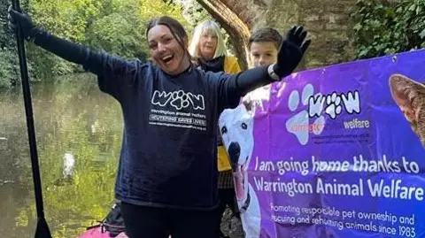 Widnes paddleboarder takes on 18-mile charity challenge