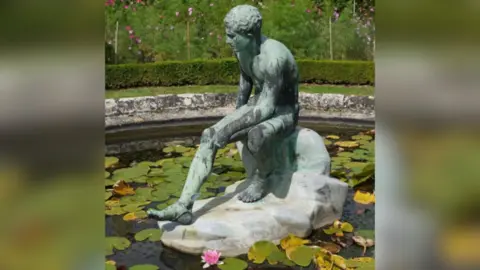 Bronze statue of Greek god Hermes taken from Northampton estate