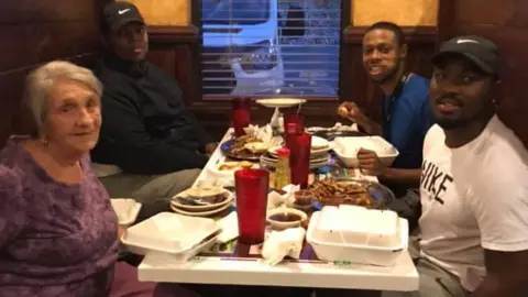 'Always be kind' says man who invited widow to his table