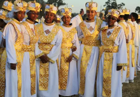 In pictures: Ethiopians celebrate the festival of Timket