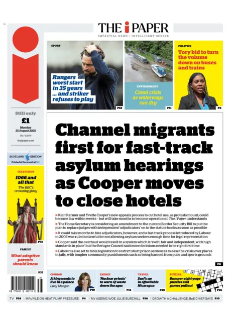 Scotland's papers: Migrant concerns and airport booze disorder