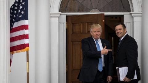 Trump says US to quit TPP on first day in office - BBC News