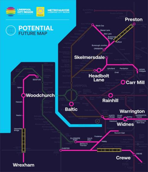 Battery-powered trains part of Merseyrail expansion plan - BBC News