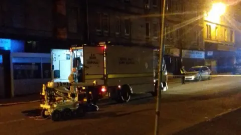 Man arrested after controlled explosion carried out in Paisley