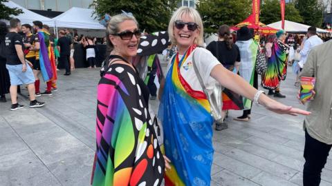 In pictures: Southampton Pride event attended by thousands - BBC News