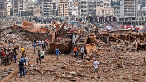 Lebanon before and after: Beirut explosion, oda bomb blast wey shake di ...
