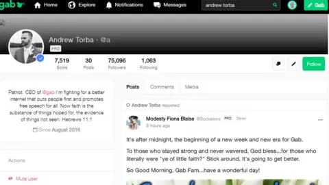 Social network Gab back online after shooting