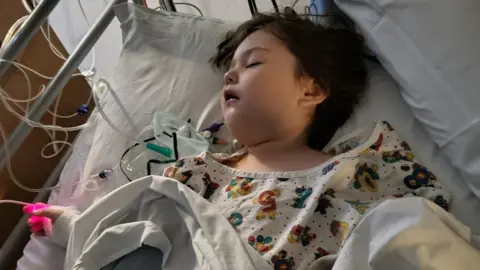 Stevenage mum's warning after two-year-old swallows magnets