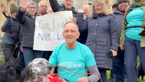 Man sets off on 3,000-mile coast walk in wife's memory