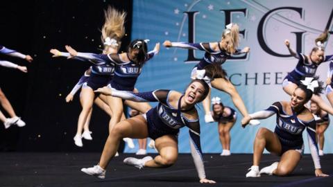 Netflix's Cheer: Inside the world of the UK's student cheerleaders ...