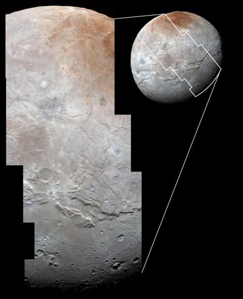 New Horizons: Charon moon seen in super detail - BBC News