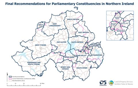 Boundaries of five Northern Ireland constituencies to change - BBC News