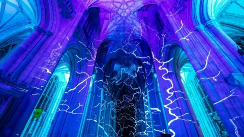 Bristol Cathedral light and sound show hopes 'to inspire'
