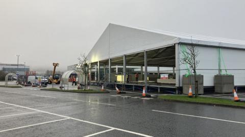 Downpatrick floods: Businesses still recovering one month on - BBC News