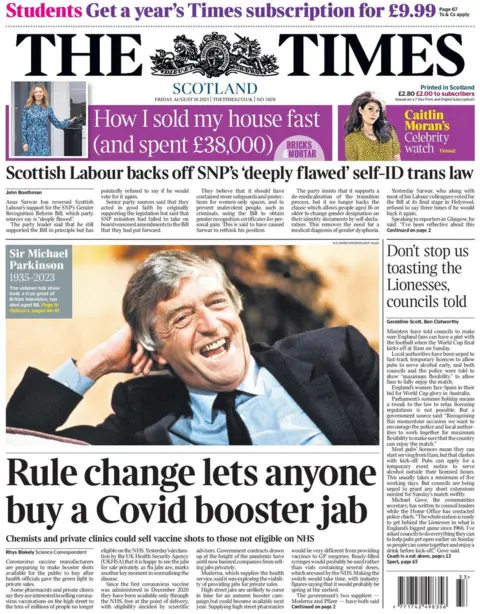 Scotland's papers: Goodbye to the king of chat and private rents soar