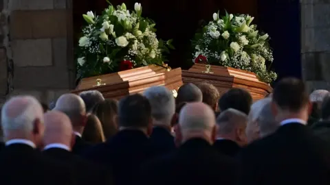 Alex Easton's parents' funeral takes place in Bangor