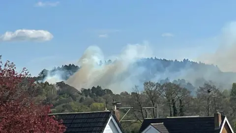 Cannock Chase grassland blaze tackled by crews