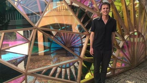 Artist Luke Jerram's work goes on display at Bristol University - BBC News