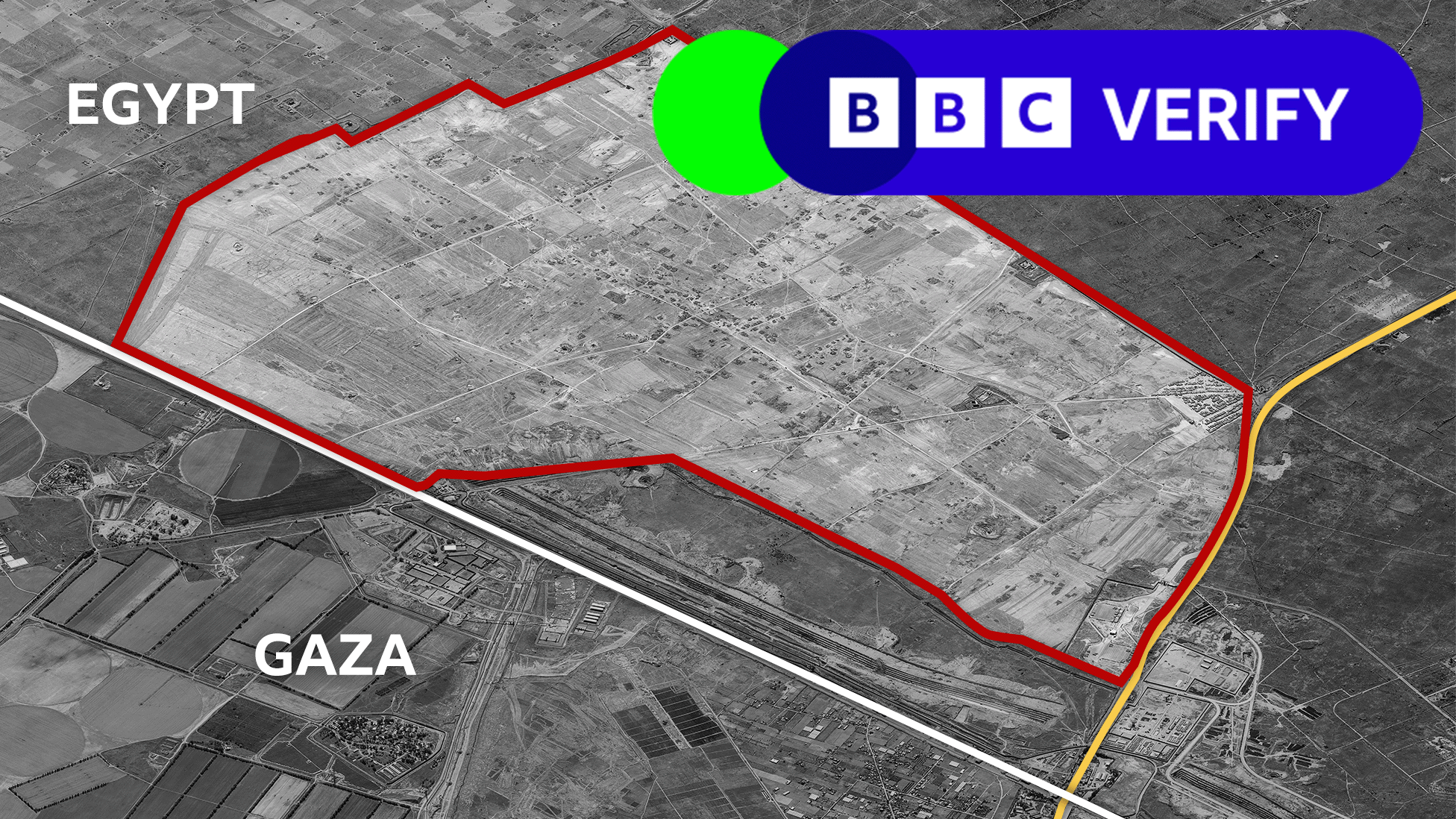 IDF completes road across width of Gaza, satellite images show - BBC News