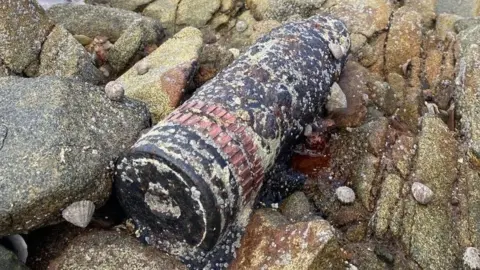 Unexploded WW2 bomb found and detonated on Jersey's east coast