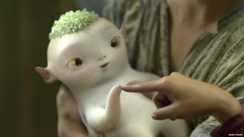 Why China has fallen in love with a baby radish monster - BBC News