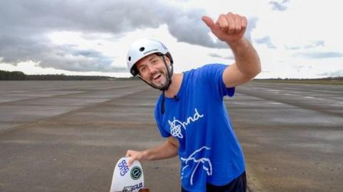 Skateboarder Ryan Swain plans second world record attempt in North ...