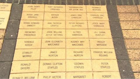 Farnborough 1952 air show crash victims remembered after 69 years - BBC ...