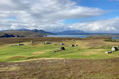 Family history hunt ends on tiny island home to just seals and sheep