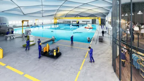 Blue Abyss: Plans to build world's deepest pool in Cornwall