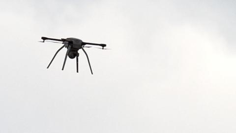 Kent Police testing aerial camera drone - BBC News
