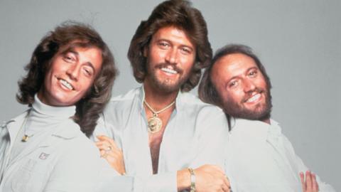 Bee Gee Barry Gibb celebrated in Isle of Man stamp collection - BBC News