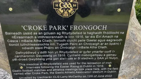 Gaelic football: Frongoch plaque marks village's links to game