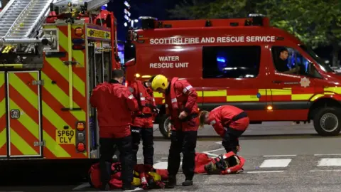 Search operation for person 'missing' in River Tay in Perth